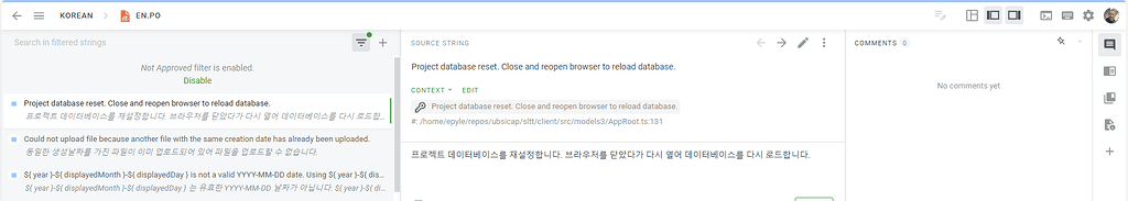 Select all strings for bulk approval? - Crowdin Issues - Crowdin Community